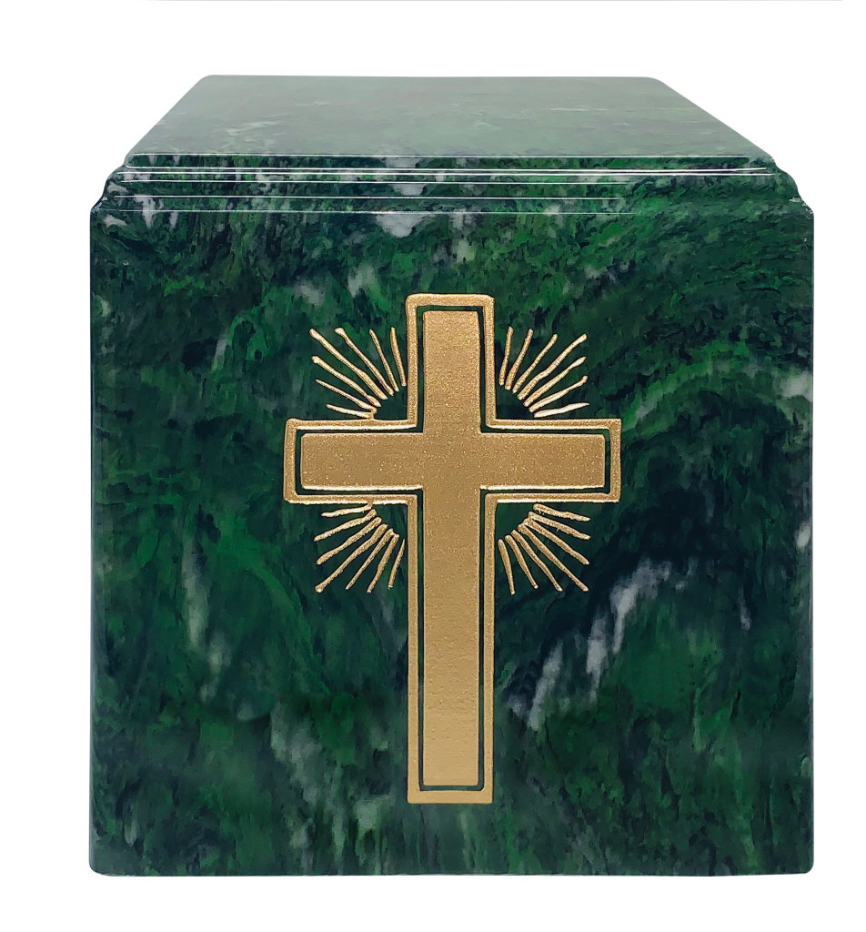 Cross Cultured Marble Urns - Loving Memorial Urns